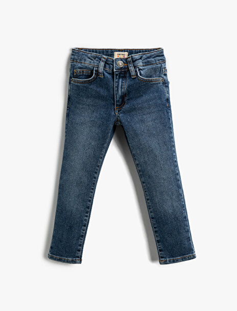 Koton Erkek Çocuk Dar Paça Kot Pantolon Pamuklu