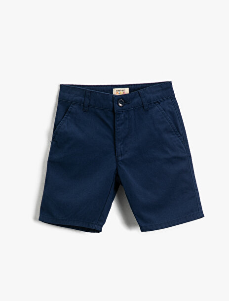 Koton Erkek Çocuk Basic Dokuma Şort Pamuklu Koton Erkek Çocuk Basic Dokuma Şort Pamuklu
