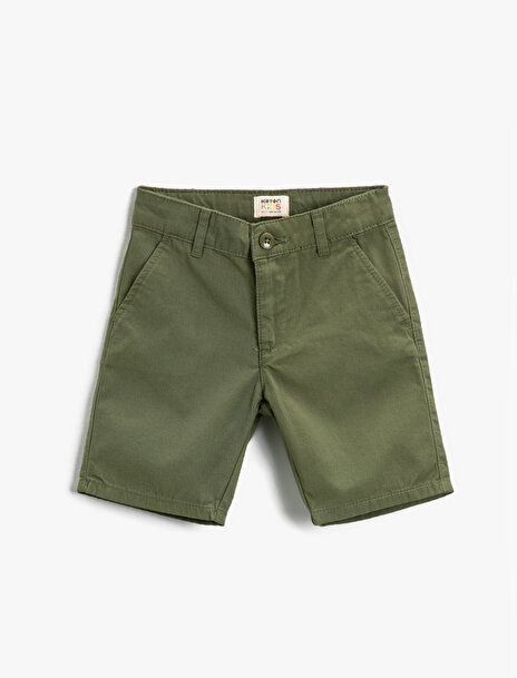 Koton Erkek Çocuk Basic Dokuma Şort Pamuklu Koton Erkek Çocuk Basic Dokuma Şort Pamuklu