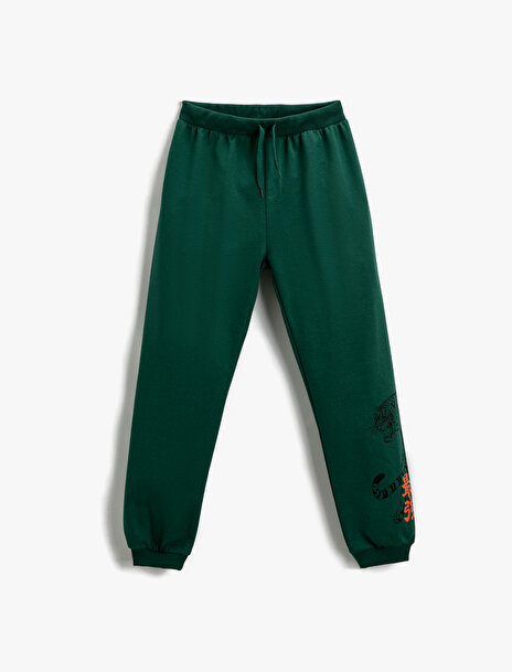 Koton Erkek Çocuk Kaplan Baskılı Jogger Eşofman Altı Beli Bağcıklı Koton Erkek Çocuk Kaplan Baskılı Jogger Eşofman Altı Beli Bağcıklı