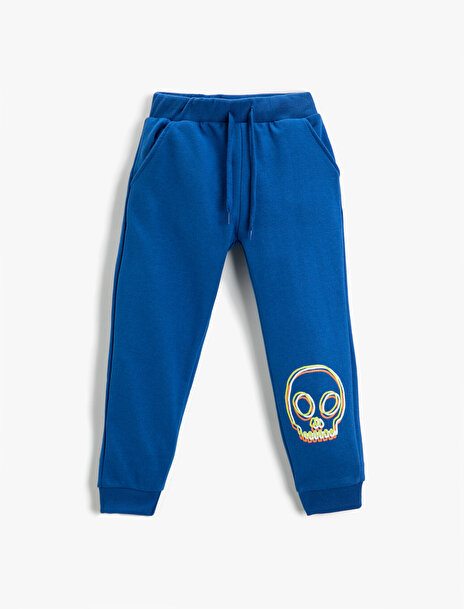 Koton Erkek Çocuk Kurukafa Baskılı Eşofman Altı Jogger