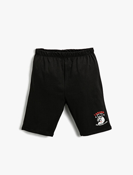 Koton Erkek Çocuk Surf Baskılı Şort Pamuklu