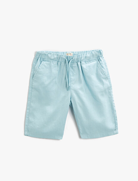 Koton Erkek Çocuk Basic Şort Beli Lastikli Bağlamalı Koton Erkek Çocuk Basic Şort Beli Lastikli Bağlamalı