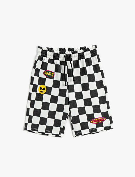 Koton Erkek Çocuk Kareli Tişört Kısa Kollu Bisiklet Yaka Koton Erkek Çocuk Kareli Tişört Kısa Kollu Bisiklet Yaka