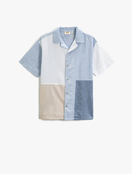 Koton Erkek Çocuk Keten Karışımlı Kısa Kollu Gömlek Koton Erkek Çocuk Keten Karışımlı Kısa Kollu Gömlek