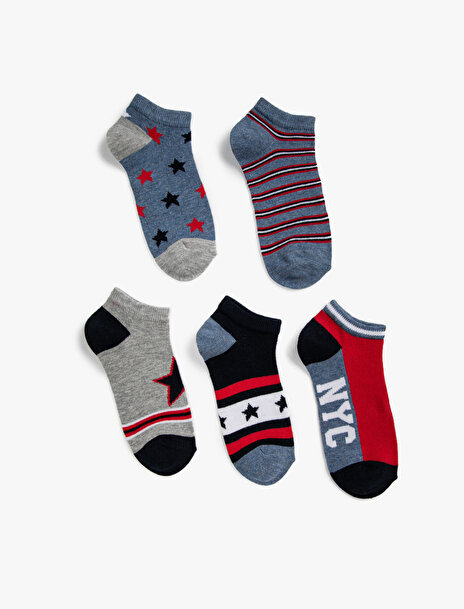 Koton Erkek Çocuk Yazılı Baskılı Çorap Seti