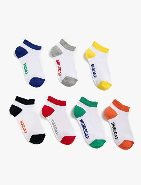 Koton Erkek Çocuk Yazılı Baskılı Çorap Seti
