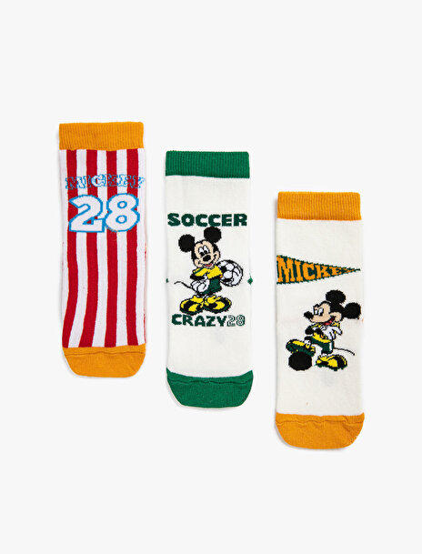 Koton Erkek Çocuk Mickey Mouse Lisanlı Çorap Seti