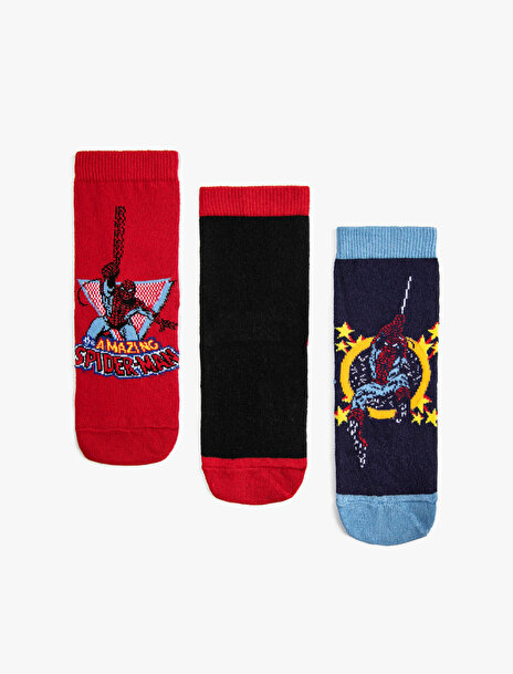 Koton Erkek Çocuk Spıderman Lisanslı Çorap Seti