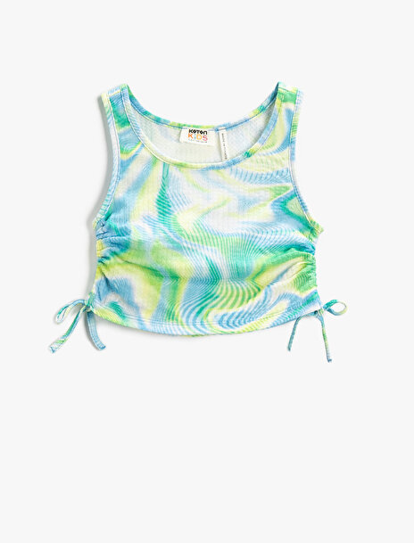 Koton Kız Çocuk Crop Üst Kolsuz Bisiklet Yaka