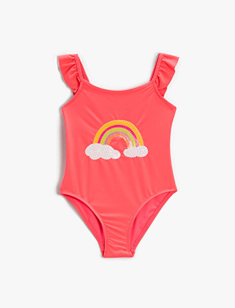 Koton Kız Çocuk Payet Gökkuşağı Detaylı Mayo Koton Kız Çocuk Payet Gökkuşağı Detaylı Mayo