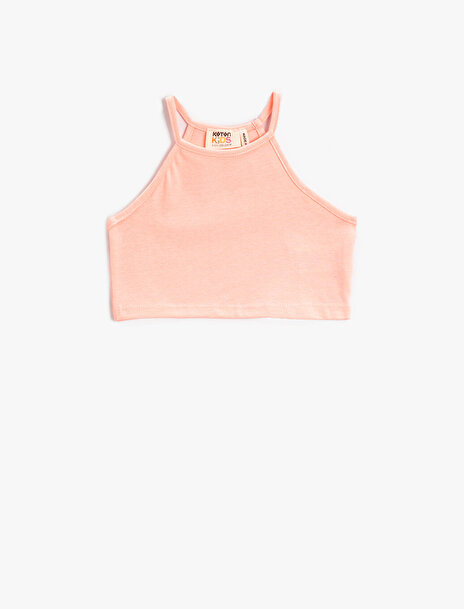 Koton Kız Çocuk Halter Neck Crop Tank Top