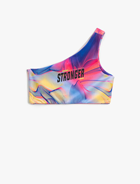 Koton Kız Çocuk Tek Omuzlu Crop Üst Koton Kız Çocuk Tek Omuzlu Crop Üst