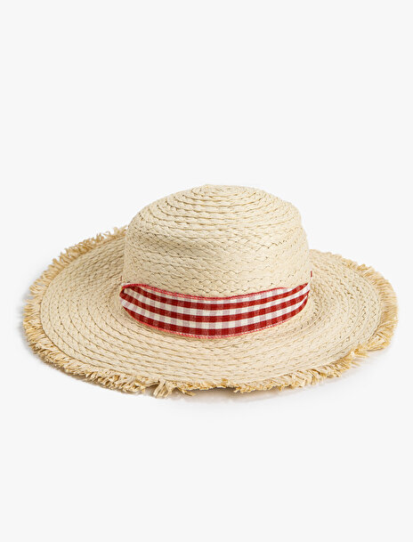 Koton Kız Çocuk Hasır Şapka