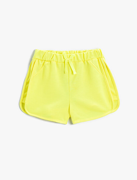 Koton Kız Çocuk Basic Kısa Şort Fiyonklu