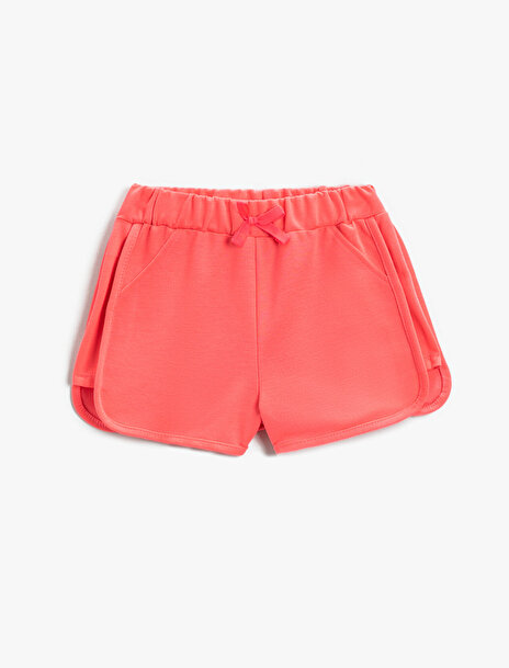 Koton Kız Çocuk Basic Kısa Şort Fiyonklu
