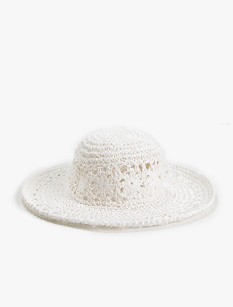 Koton Kız Çocuk Hasır Şapka