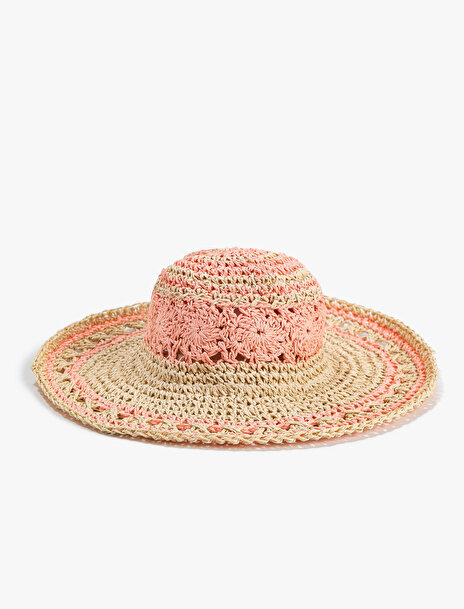 Koton Kız Çocuk Hasır Şapka