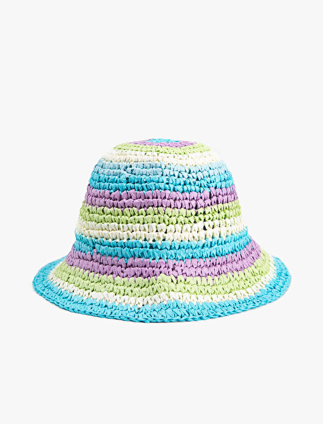 Koton Kız Çocuk Hasır Şapka