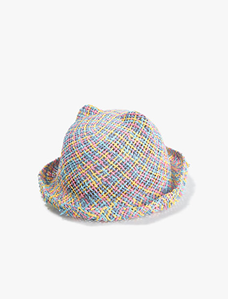 Koton Kız Çocuk Hasır Şapka