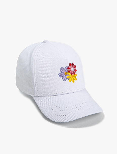 Koton Kız Çocuk İşlemeli Şapka