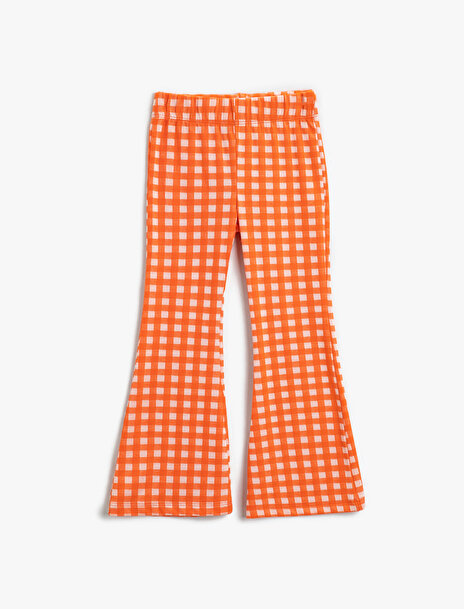 Koton Kız Çocuk Pötikareli İspanyol Paça Slim Pantolon Koton Kız Çocuk Pötikareli İspanyol Paça Slim Pantolon