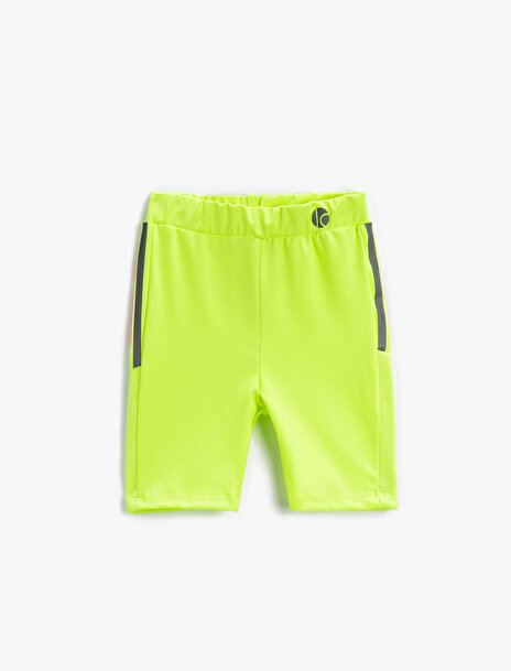 Koton Kız Çocuk Kısa Spor Tayt Şerit Detaylı Koton Kız Çocuk Kısa Spor Tayt Şerit Detaylı