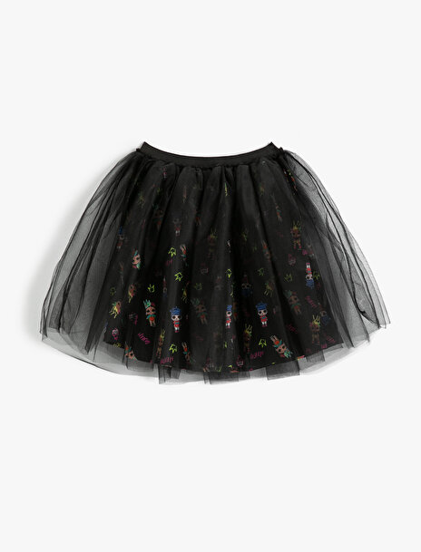 Koton Kız Çocuk LoL Baskılı Tütü Etek Lisanslı Mini Koton Kız Çocuk LoL Baskılı Tütü Etek Lisanslı Mini