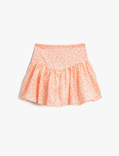 Koton Kız Çocuk Çiçekli Mini Etek Volanlı