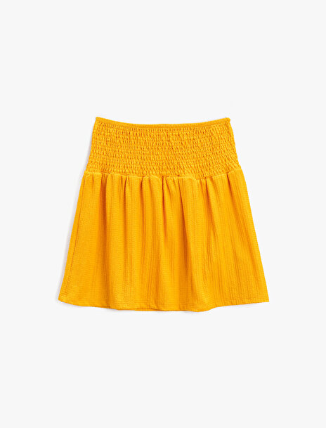 Koton Kız Çocuk Mini Etek Dokulu Koton Kız Çocuk Mini Etek Dokulu