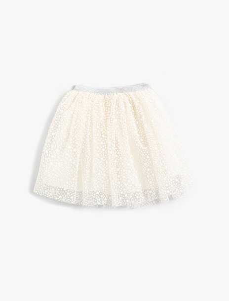 Koton Kız Çocuk Tütü Etek Mini Beli Lastikli