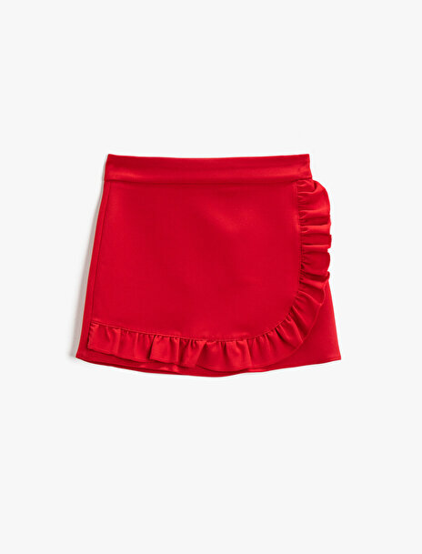 Koton Kız Çocuk Mini Etek Fırfırlı Beli Lastikli Koton Kız Çocuk Mini Etek Fırfırlı Beli Lastikli