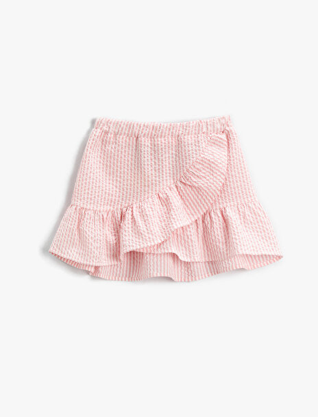 Koton Kız Çocuk Fırfırlı Mini Etek Beli Lastikli