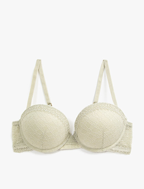 Koton Kadın Dantelli Maximizer Sütyen İnce Askılı Koton Kadın Dantelli Maximizer Sütyen İnce Askılı