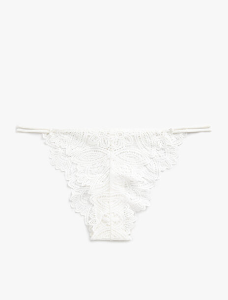 Koton Kadın Brazilian Külot Dantelli Biyeli
