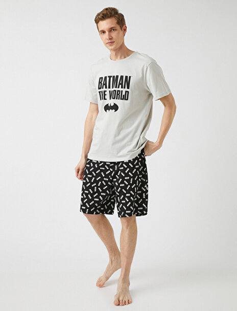 Koton Erkek Batman Baskılı Lisanslı Pijama Seti
