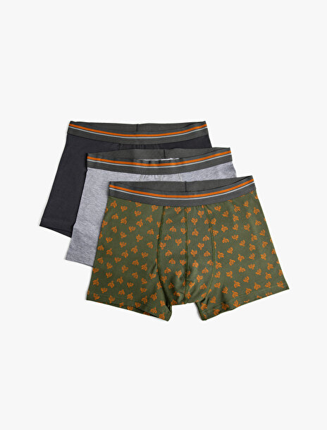 Koton Erkek Basic Pamuklu Erkek 3'lü Boxer Seti Koton Erkek Basic Pamuklu Erkek 3'lü Boxer Seti
