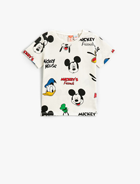 Koton Erkek Çocuk Mickey's Friends Lisanslı Baskılı Tişört Pamuklu Koton Erkek Çocuk Mickey's Friends Lisanslı Baskılı Tişört Pamuklu