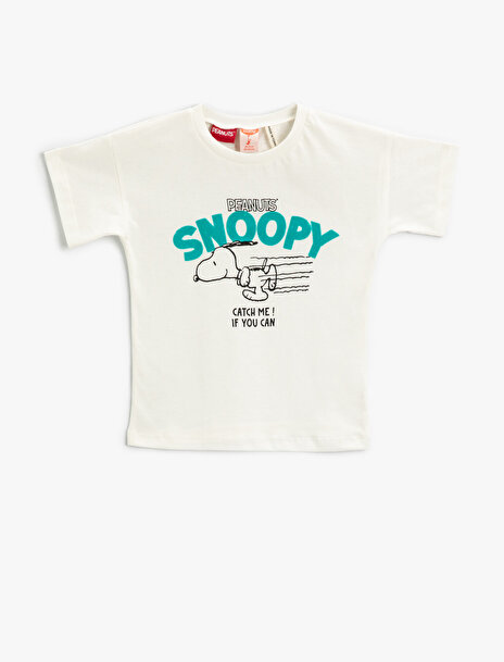 Koton Erkek Çocuk Snoopy Lisanslı Baskılı Tişört Kısa Kollu Pamuklu Koton Erkek Çocuk Snoopy Lisanslı Baskılı Tişört Kısa Kollu Pamuklu