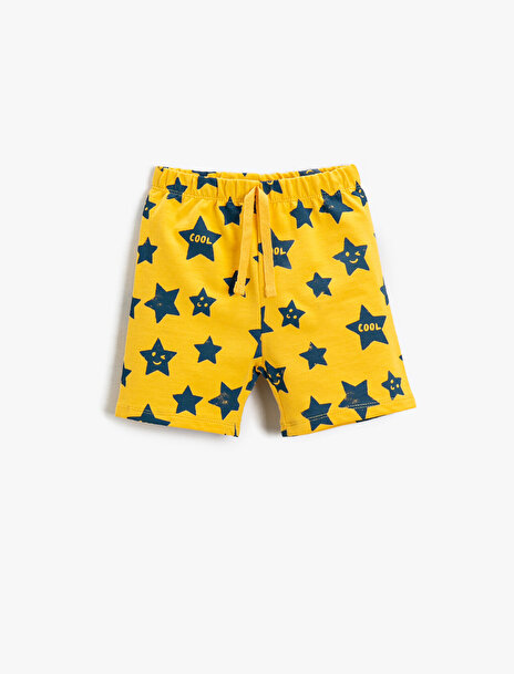 Koton Erkek Çocuk Yıldız Baskılı Şort