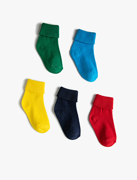 Koton Erkek Çocuk Renkli Çorap Seti 5'li