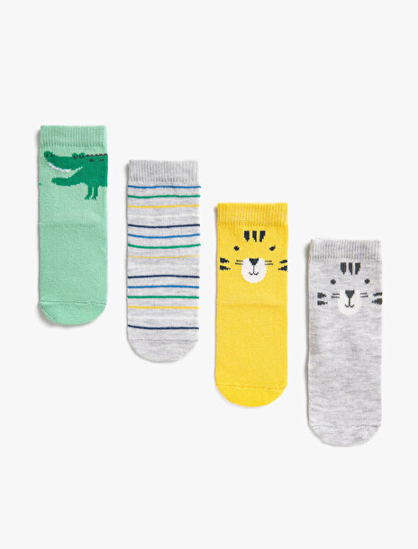 Koton Erkek Çocuk Baskılı Erkek Bebek Çorap Seti