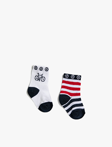 Koton Erkek Çocuk Çizgili Erkek Bebek Çorap Seti