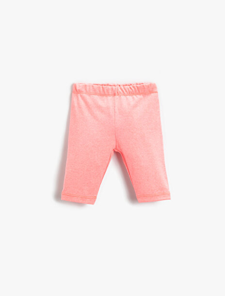 Koton Kız Çocuk Beli Lastikli Capri Tayt Pamuklu Koton Kız Çocuk Beli Lastikli Capri Tayt Pamuklu