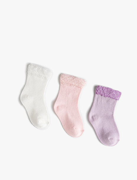 Koton Kız Çocuk Dantel Detaylı Çorap Seti