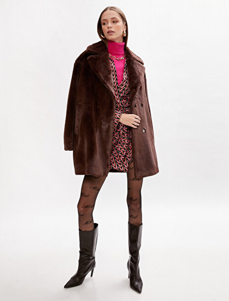 Koton Kadın Suni Kürk Kaban