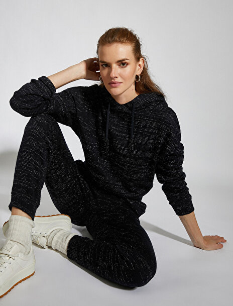 Koton Kadın Kapüşonlu Örme Sweatshirt