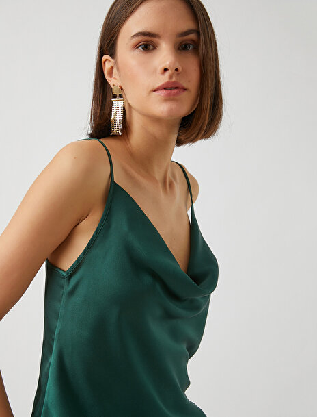 Koton Kadın Saten Drape Atkı Koton Kadın Saten Drape Atkı