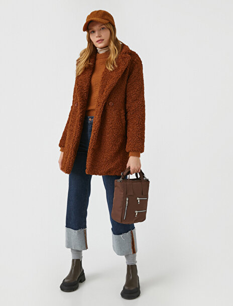 Koton Kadın Fermuar Detaylı Omuz Çanta