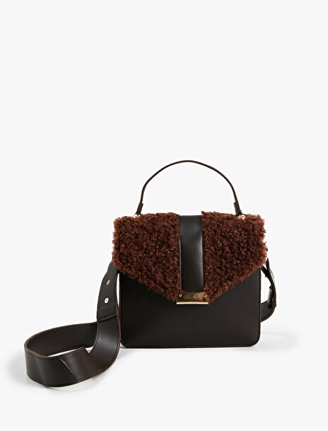 Koton Kadın Peluş Omuz Çantası